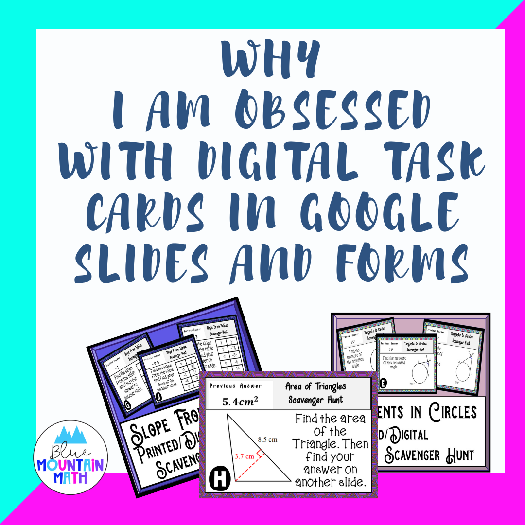 Why I am Obsessed with Digital Task Cards in Google Slides and Forms ...