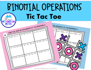 Tic Tac Toe in the Classroom - Blue Mountain Math