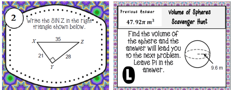 Using Scavenger Hunts in the Classroom - Blue Mountain Math